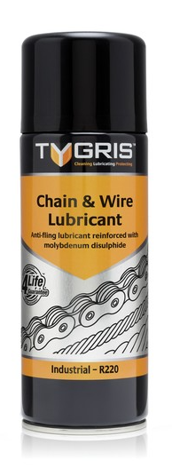 Tygris R220 Chain & Wire Lubricant - 400ml — Powertools Ireland