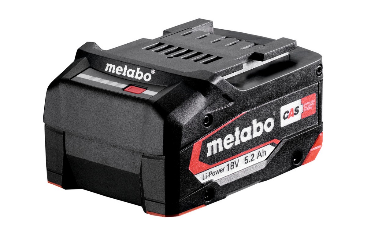 Metabo 18v 5.2Ah Li-ion Battery — Powertools Ireland